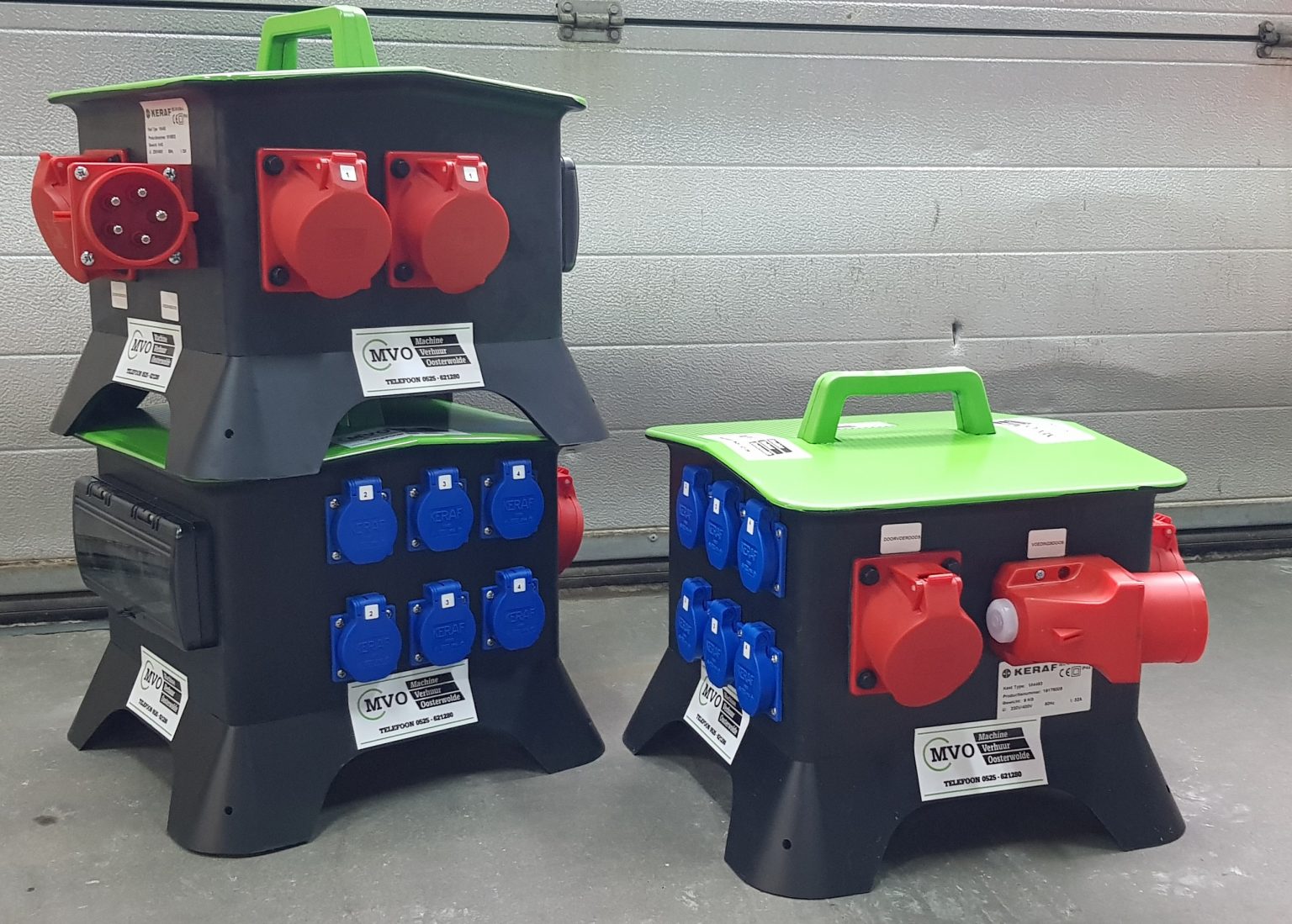 Verdeelkast 32 A zonder onderstel – Welkom bij MVO Machine Verhuur